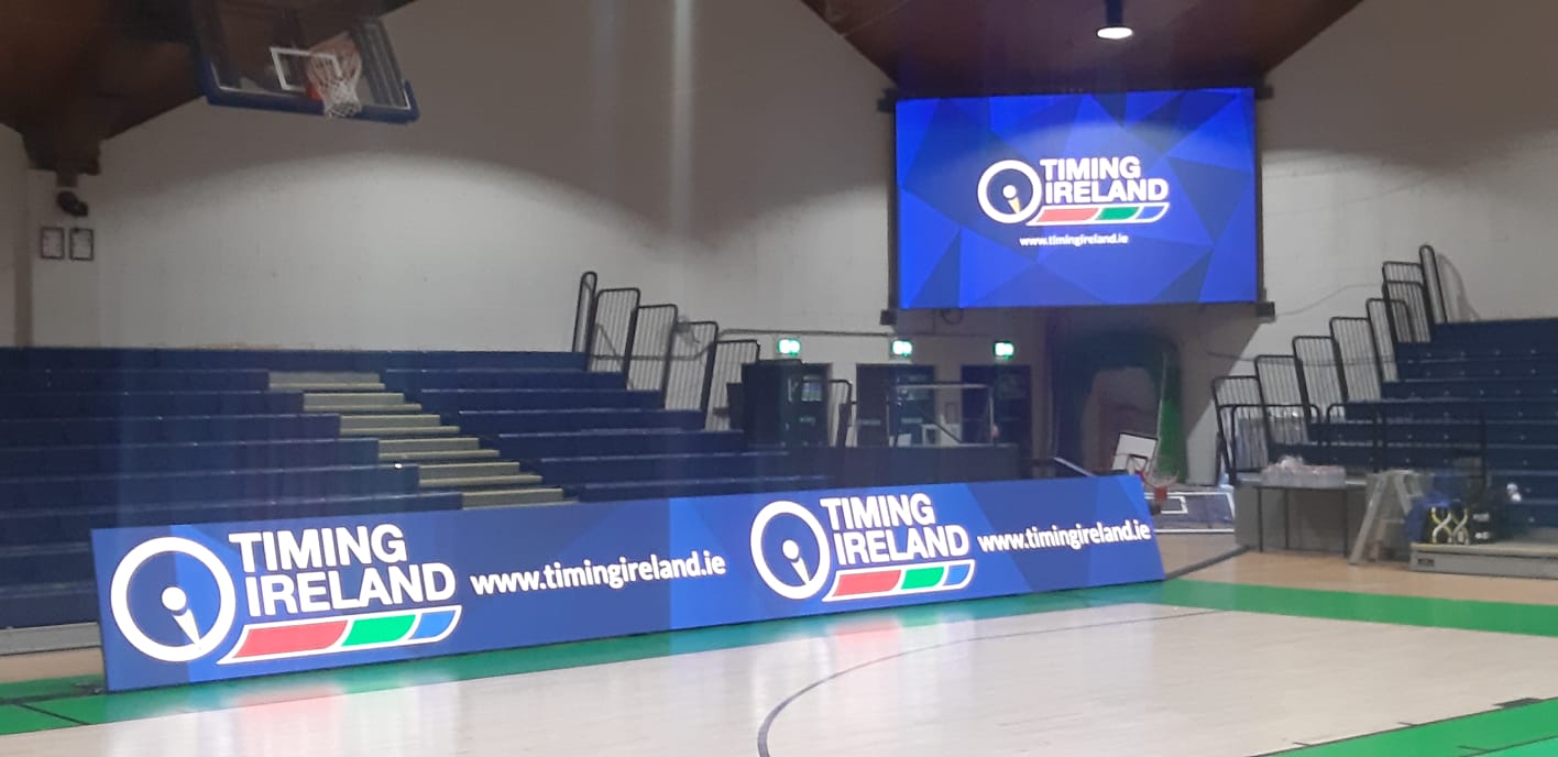 BASKETBALL IRELAND SHOOTS & SCORES WITH DUEL LED SCREEN & SCOREBOARD S ...