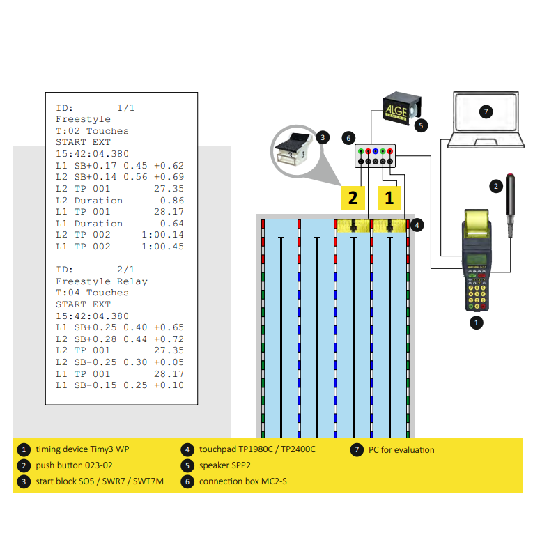 Swimming Training Timing System - Alge Timing – Timing Ireland